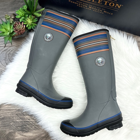 Pendleton | Shoes | Nib Pendleton Olympic National Park Knee High Tall Boots Waterproof Smoke 8m ...